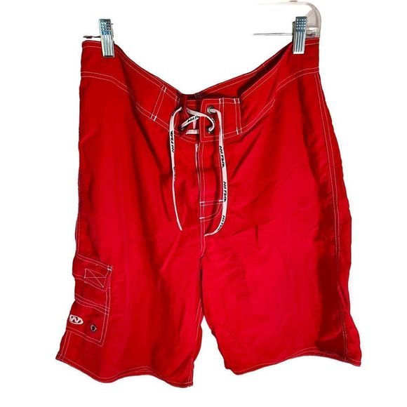 No Fear | Swim | No Fear Board Shorts Menssize 34 Red With Gold Logo ...